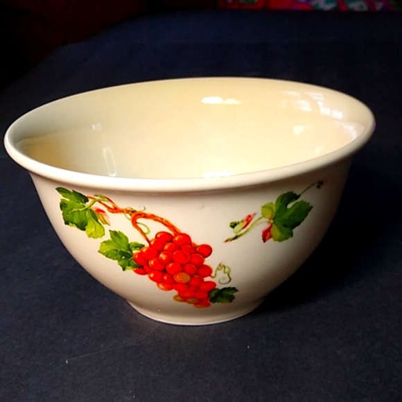 Teleflora | Accents | Vintage Teleflora Bowl Red Grapes | Poshmark